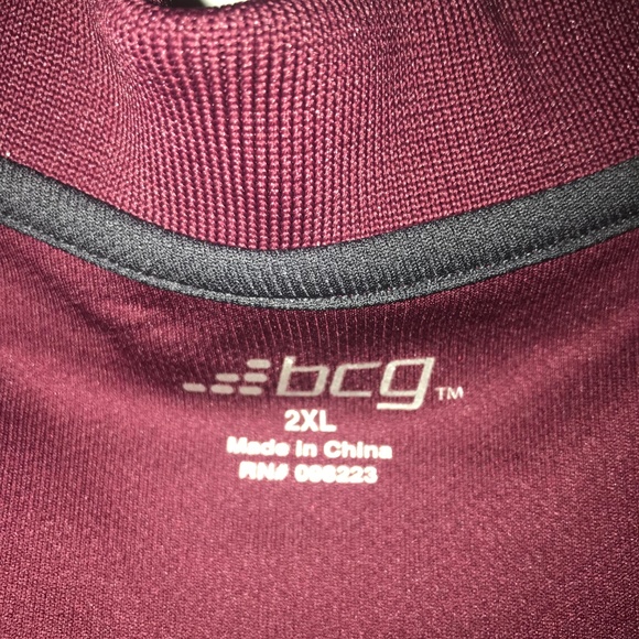 bcg | Shirts | Bcg Burgundy Polo 2x | Poshmark